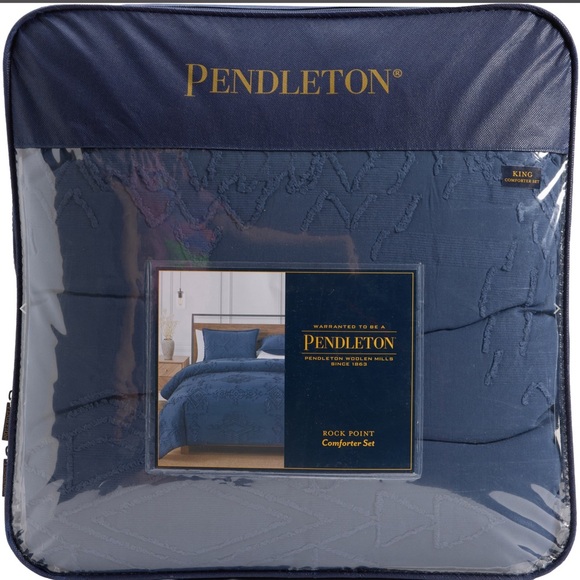 Pendleton | Bedding | Pendleton King Comforter Set Blue Night | Poshmark
